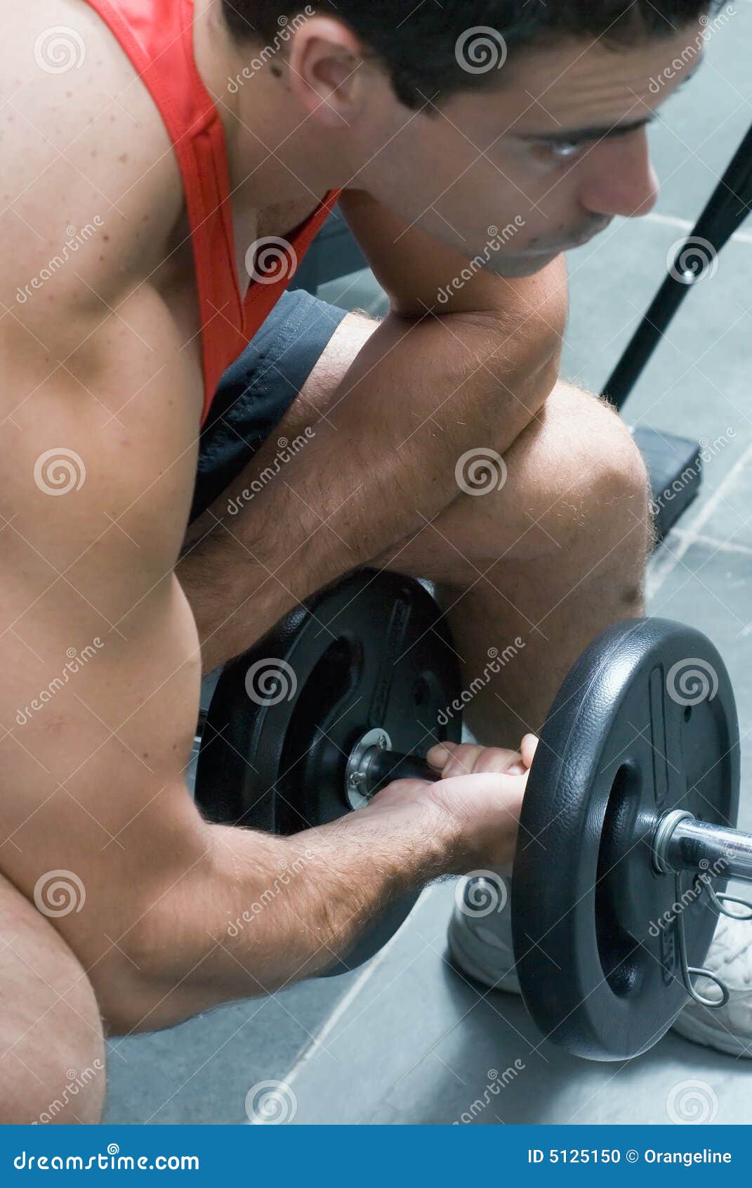 Bicep Curl - Up Close Royalty-Free Stock Image | CartoonDealer.com #5124718