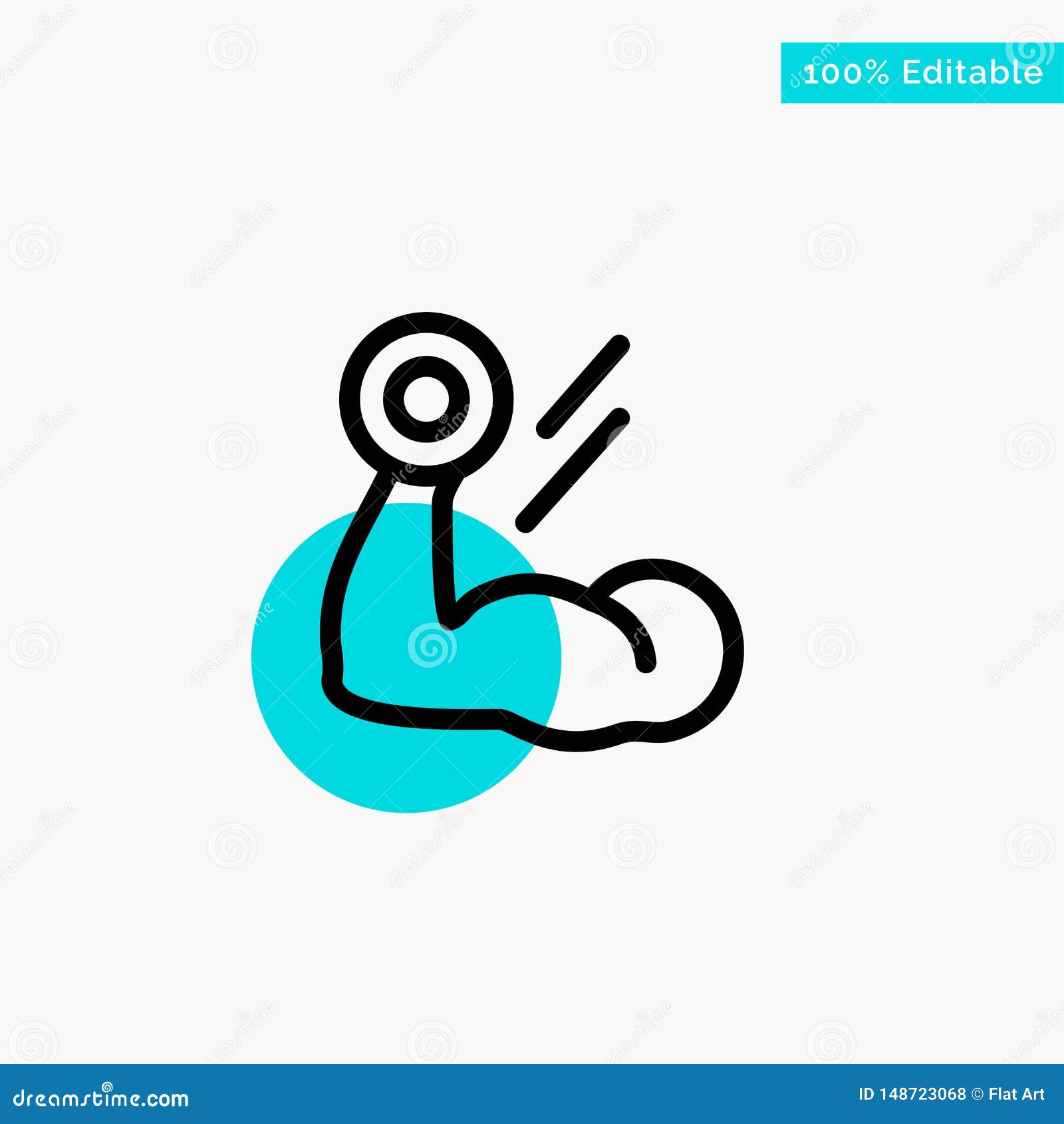 Biceps, Bodybuilding, Growth, Muscle, Workout Turquoise Highlight ...