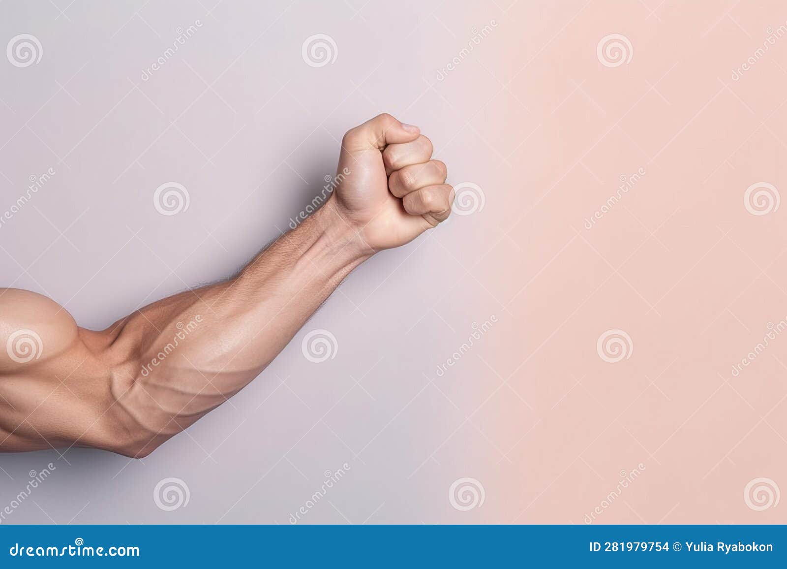 Biceps Hands Icon, Cartoon Style Vector Illustration | CartoonDealer ...