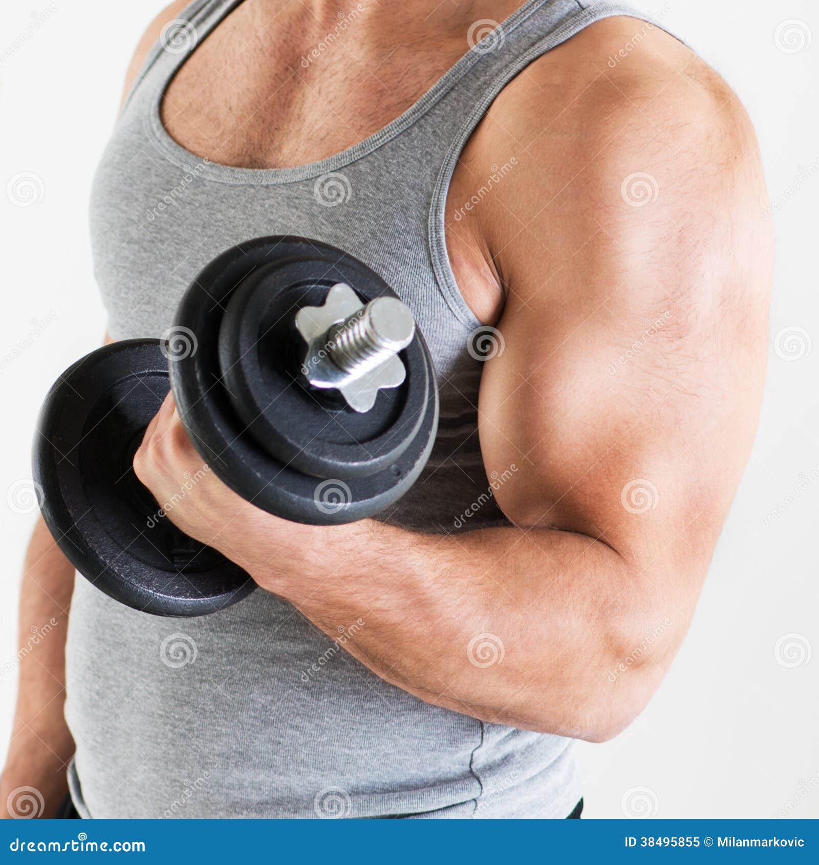 Biceps stock image. Image of hairy, action, human, bicep - 38495855