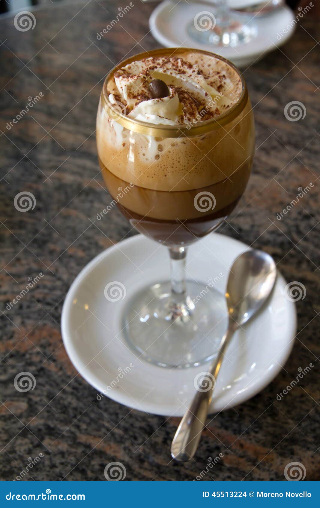 Bicerin stock photo. Image of capuccino, snack, background - 45513224