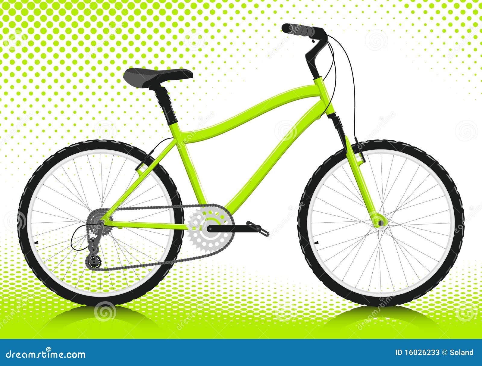 Bicicleta En Un Fondo Blanco. Vector. Ilustración del Vector ...