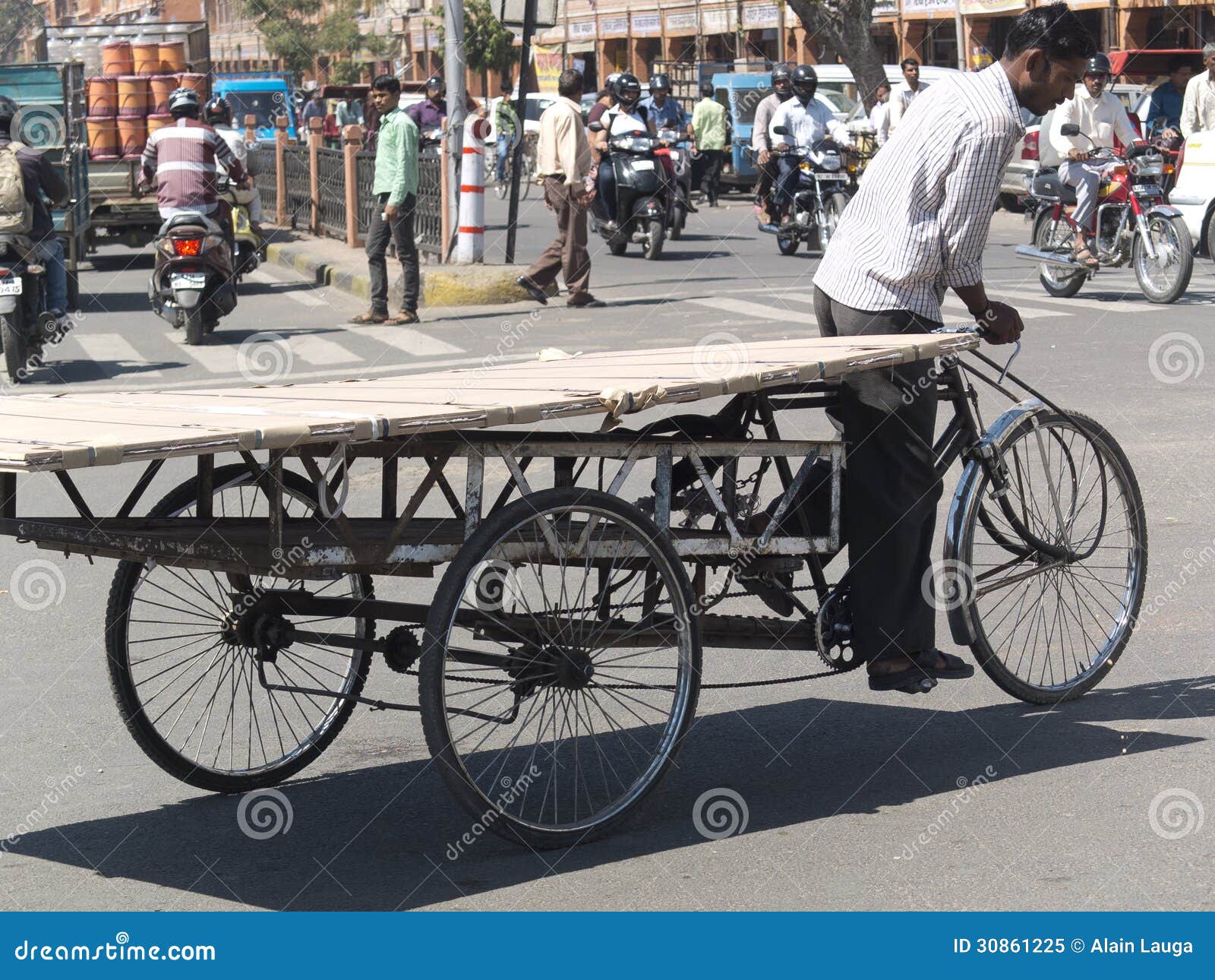 Bicicleta india especial, imagen editorial. Imagen de editorial - 30861225
