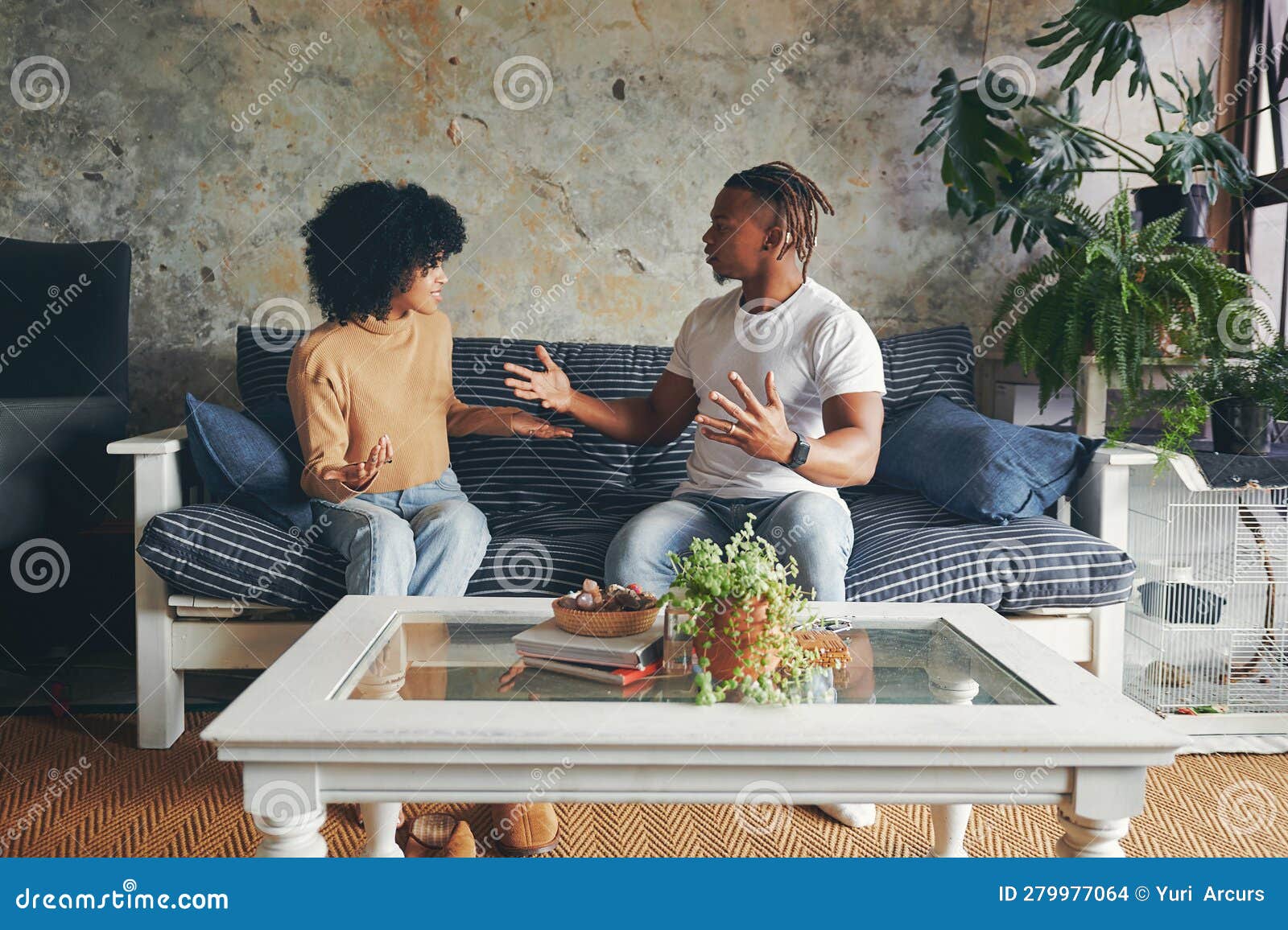 Bickering with No Resolution in Sight. a Young Couple Having an ...