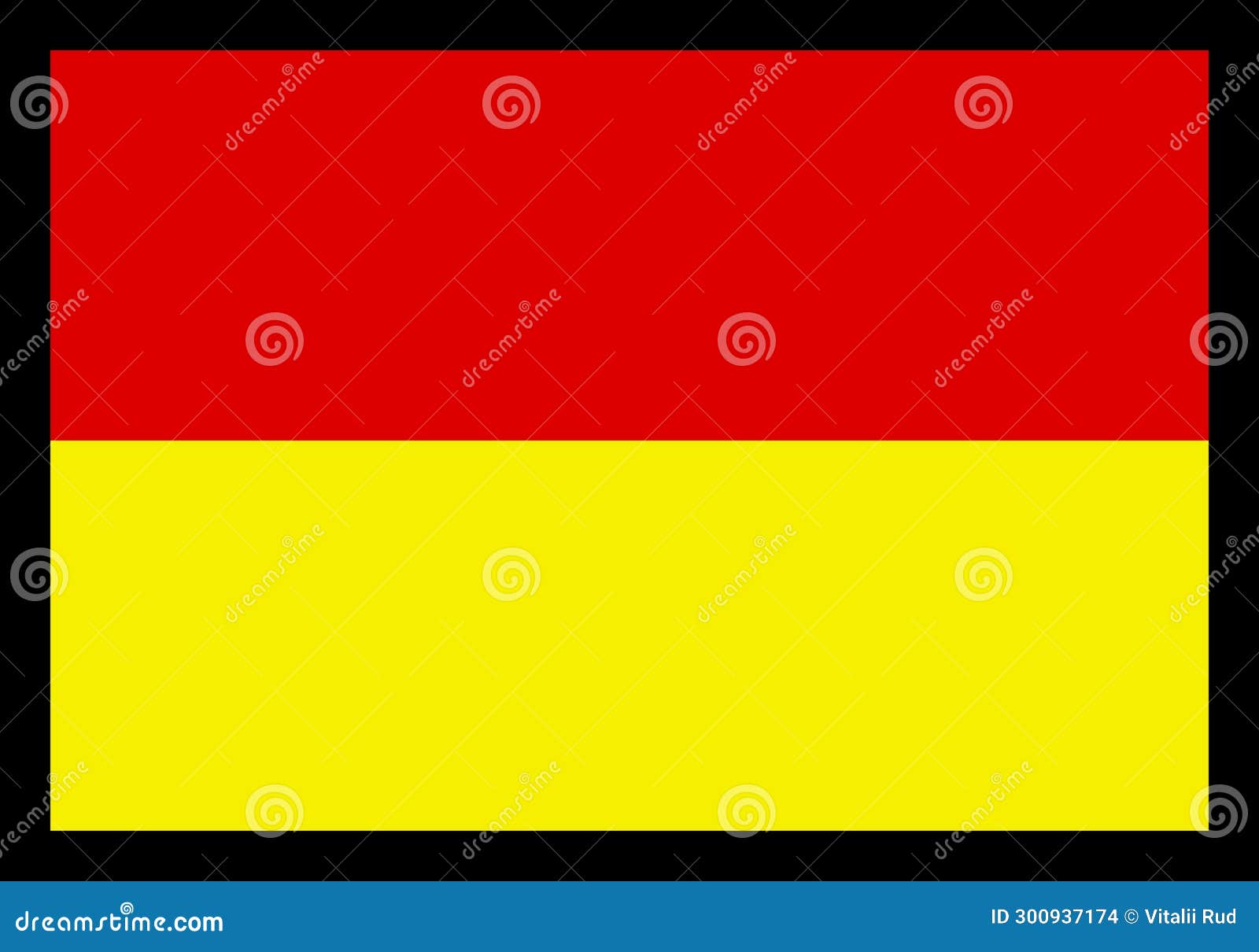 Bicolor Flag of Tamil Eelam Stock Illustration - Illustration of ...