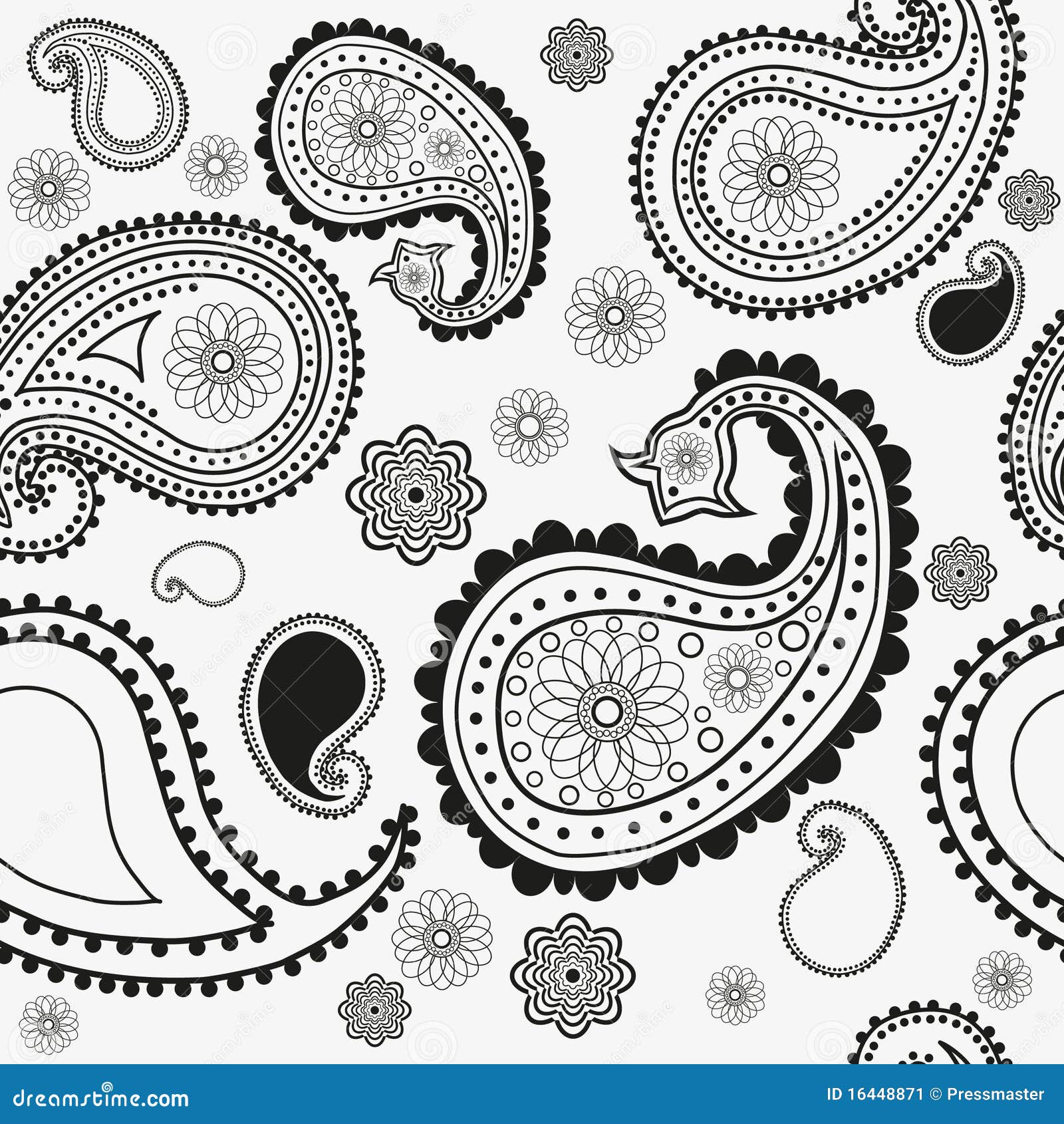 Bicolored eastern pattern stock illustration. Illustration of eastern ...
