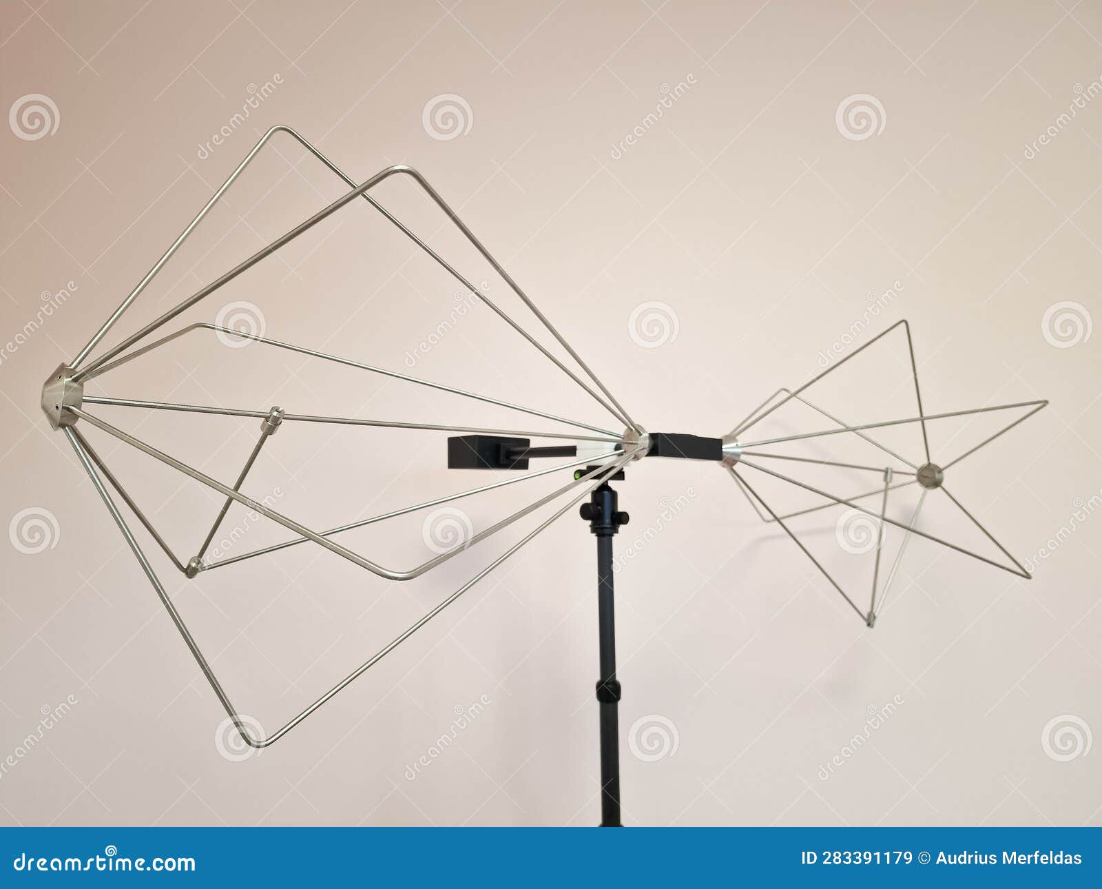 Biconical EMC Antenna for Precompliance Testing Stock Image - Image of ...