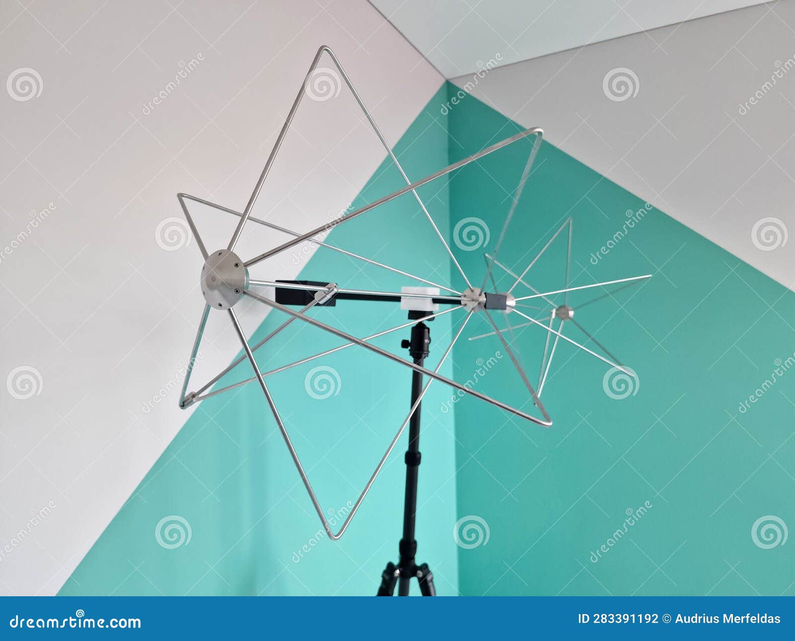 Biconical EMC Antenna For Precompliance Testing Stock Photo ...
