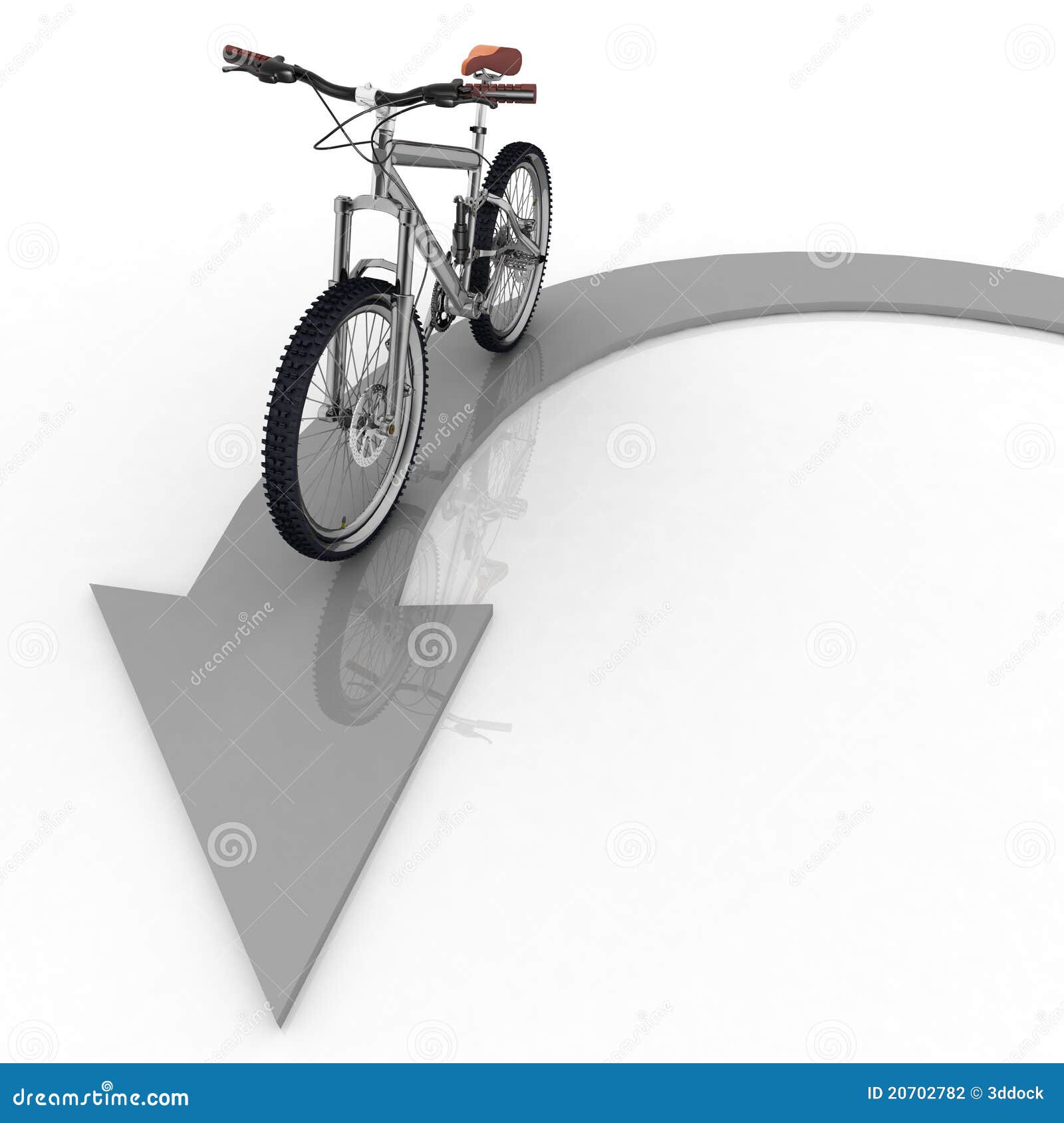 Bicycle stock illustration. Illustration of cycle, direction - 20702782