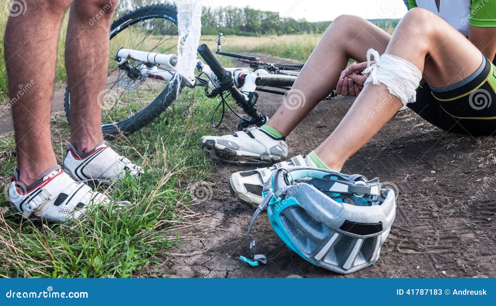 Bicycle accident stock image. Image of security, people - 41787183
