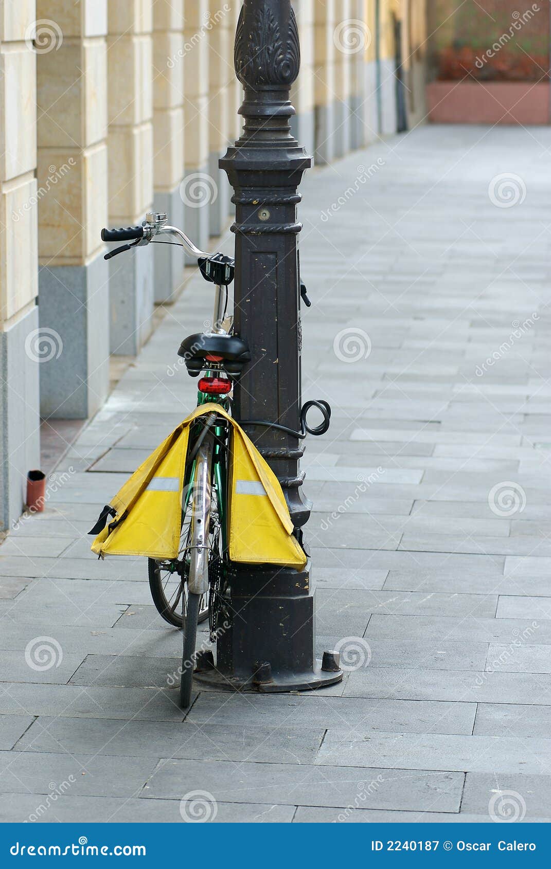Bicycle alone stock image. Image of street, streetscape - 2240187