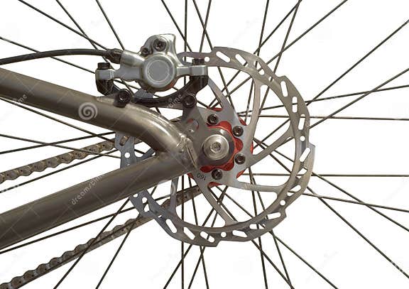 Bicycle Back Wheel stock photo. Image of brake, exercise - 12383868