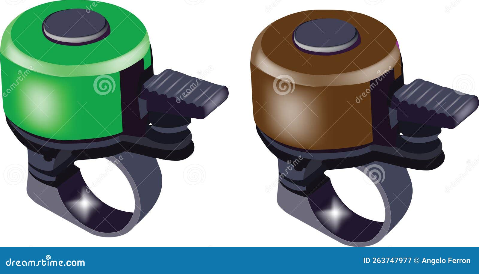 Bicycle Bells for Safety Warning- Stock Vector - Illustration of vector ...