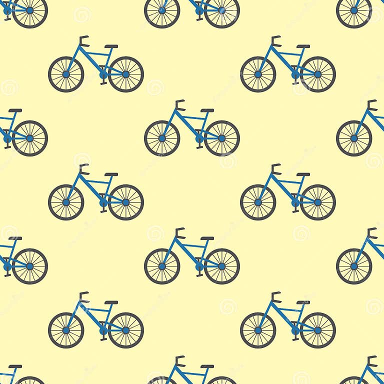 Bicycle bike pattern stock vector. Illustration of isolated - 93272733