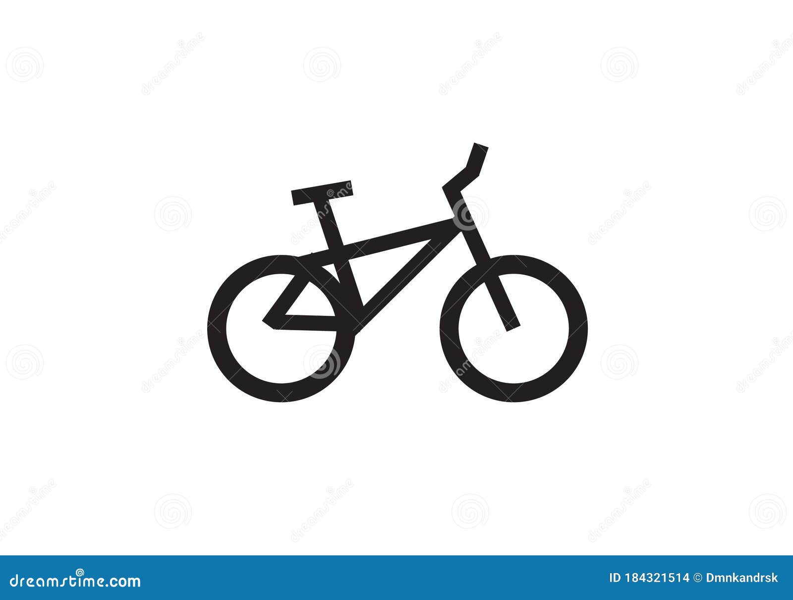 Bicycle Black and White Vector Symbol Sign Vehicle Stock Vector ...