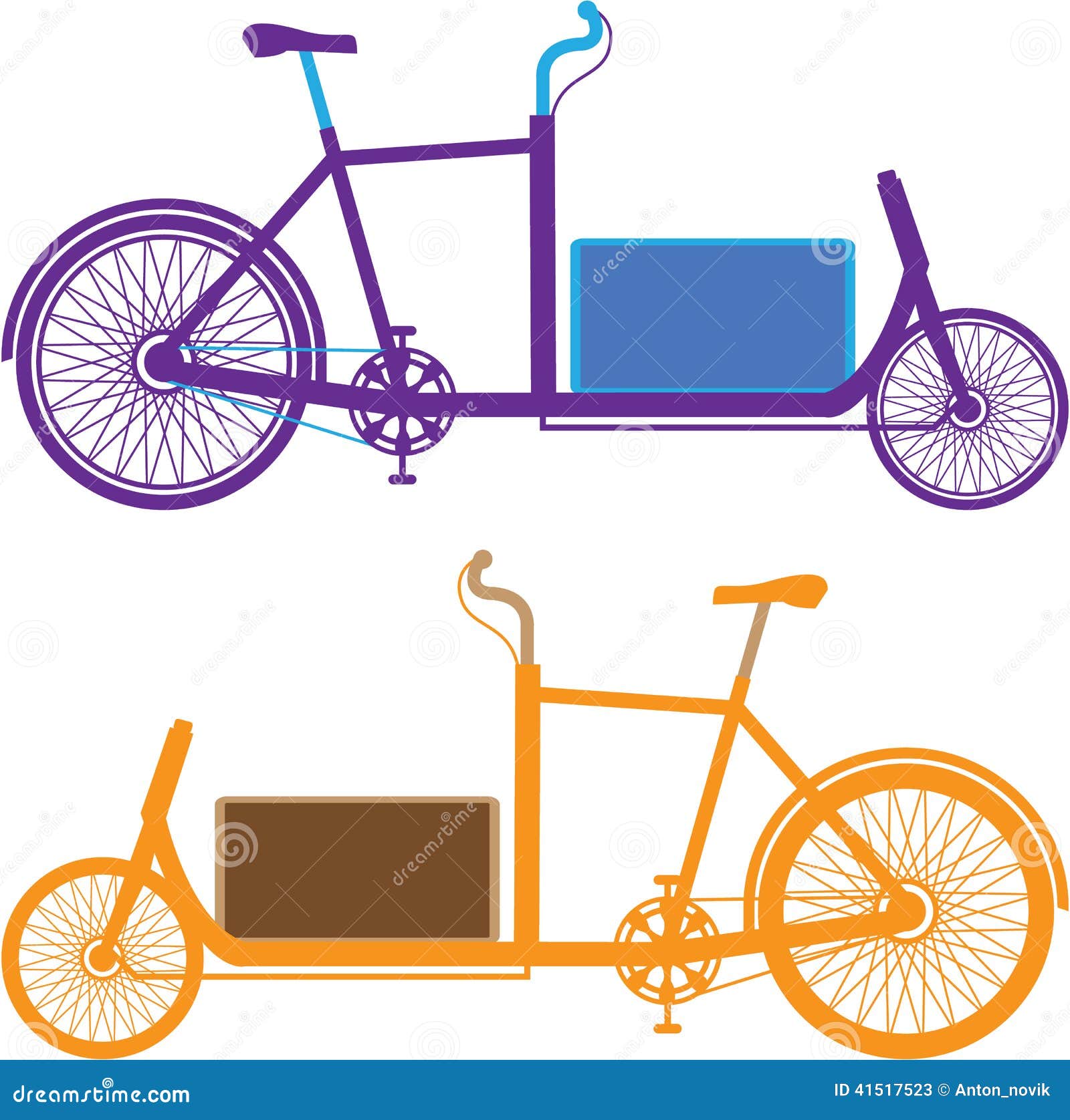Bicycle box stock vector. Illustration of transportation - 41517523