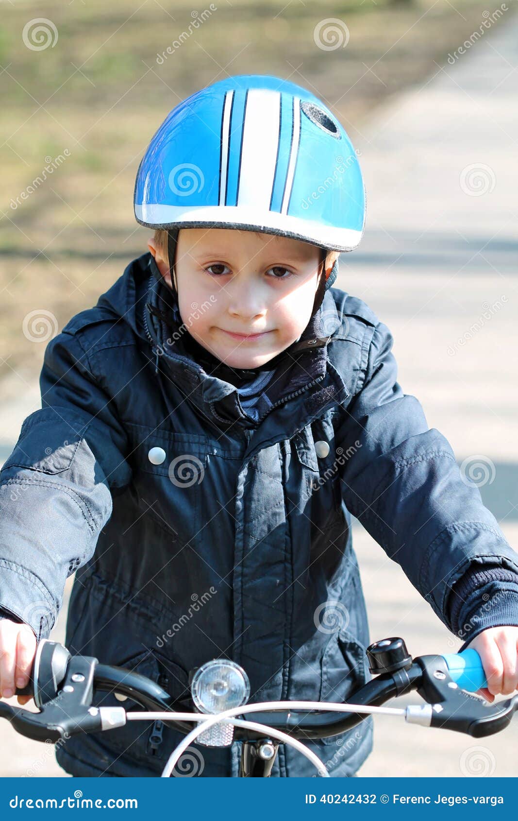 The bicycle boy stock photo. Image of calm, affection - 40242432