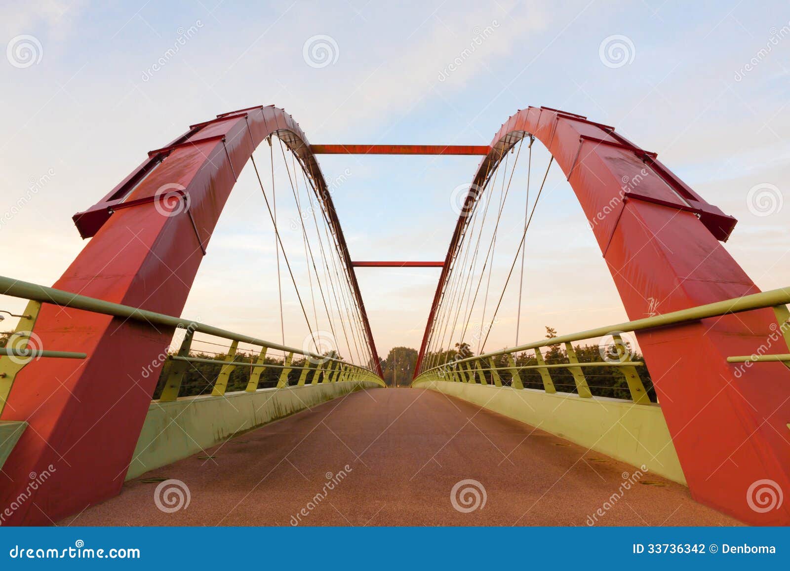 Bicycle bridge stock photo. Image of tourism, bike, cloud - 33736342