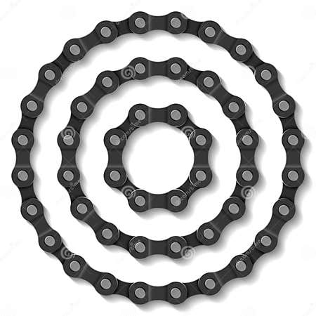 Bicycle chain stock vector. Illustration of macro, bicycle - 22453611