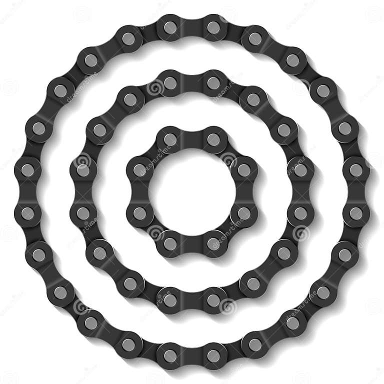 Bicycle chain stock vector. Illustration of macro, bicycle - 22453611