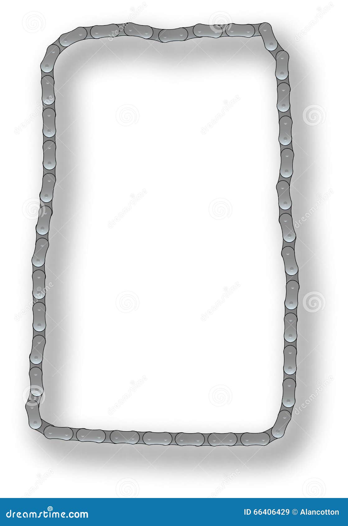 Bicycle Chain Border stock vector. Illustration of driven - 66406429