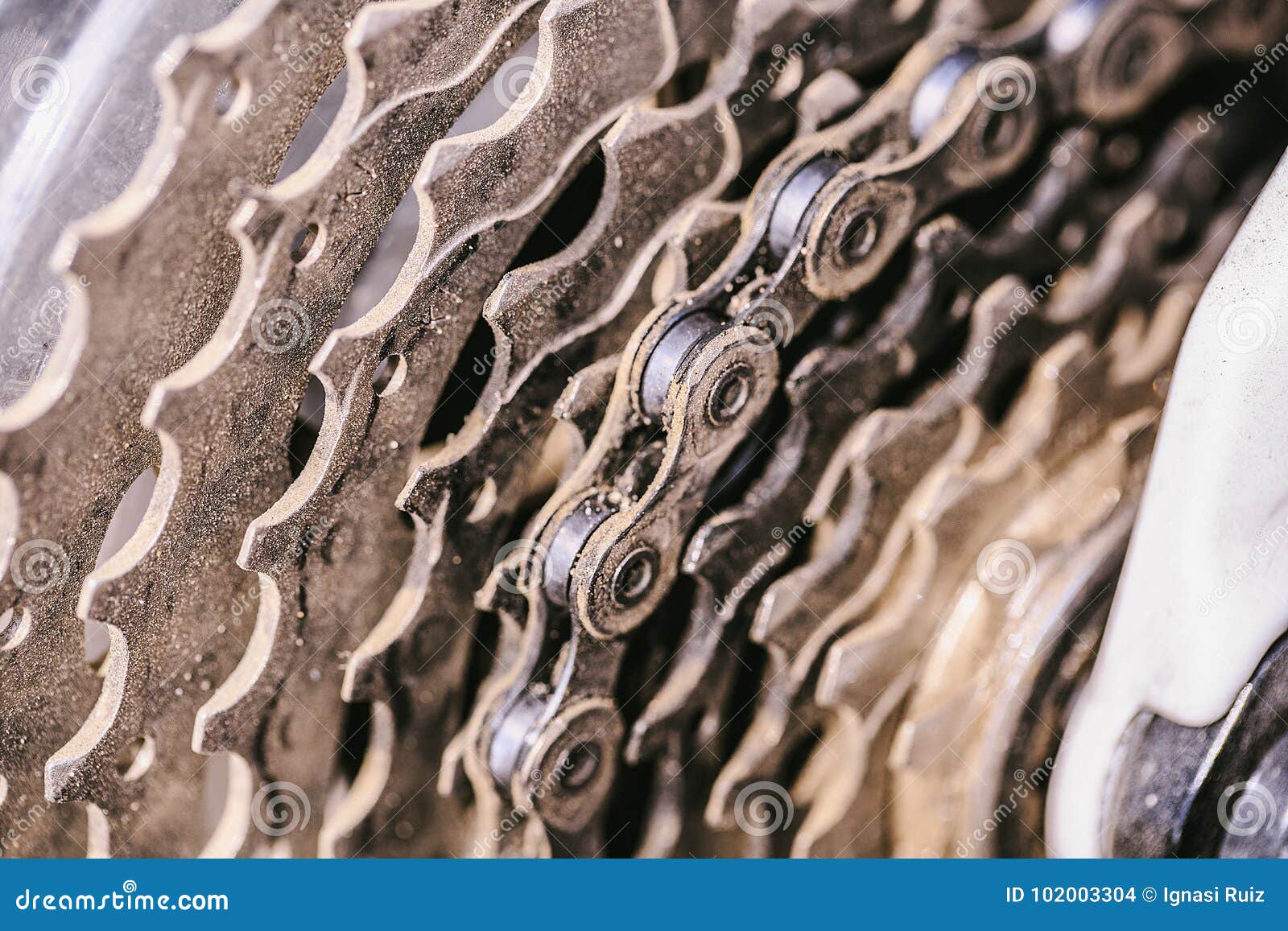 Bicycle chain gear stock photo. Image of fitness, activity - 102003304