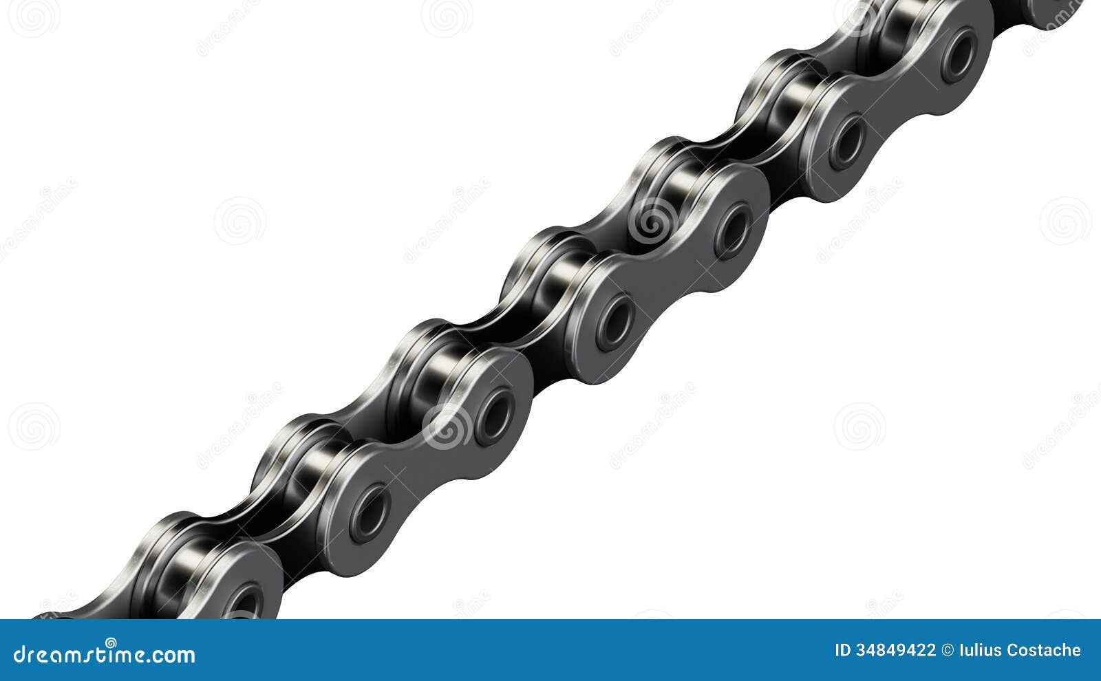 Bicycle chain stock illustration. Illustration of white - 34849422