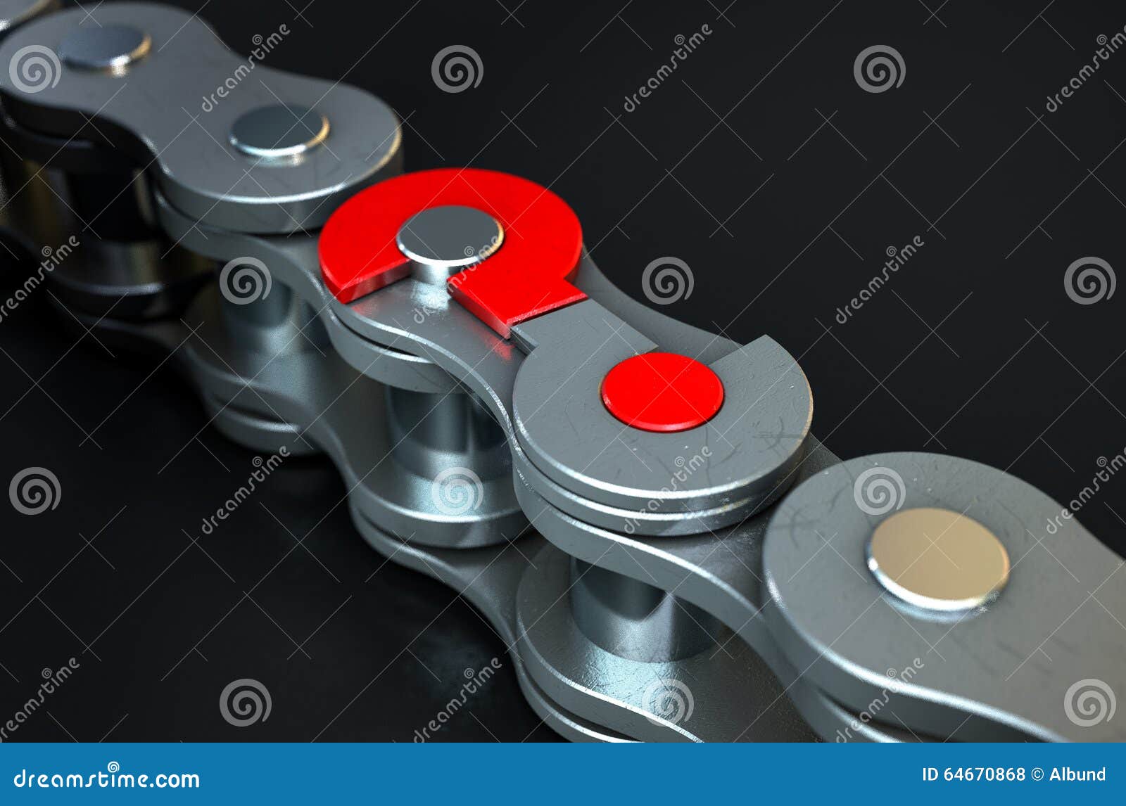 Bicycle Chain Missing Link stock photo. Image of chain - 64670868