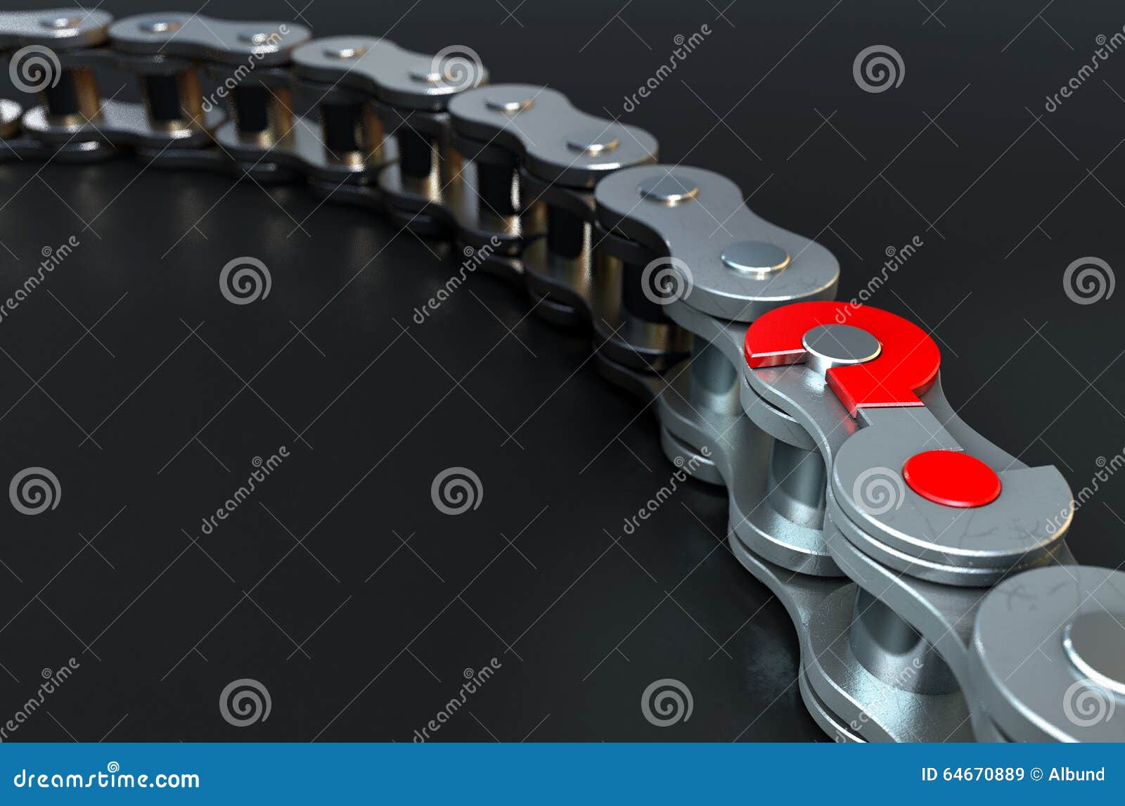 Bicycle Chain Missing Link stock image. Image of studio - 64670889