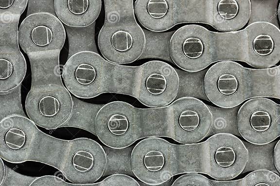 A bicycle chain pattern stock photo. Image of closeup - 41910842