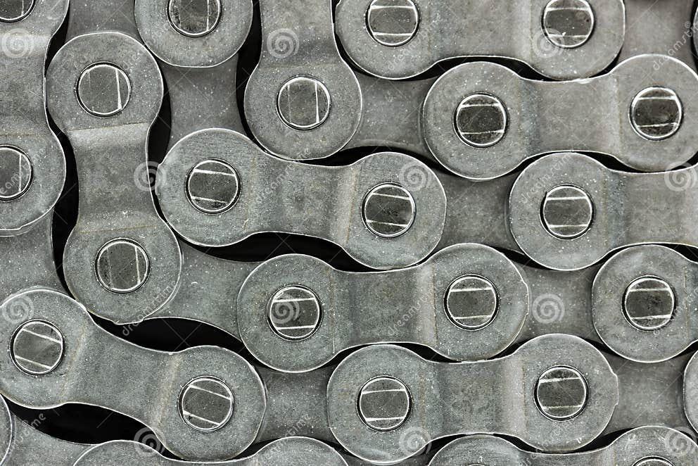 A bicycle chain pattern stock photo. Image of closeup - 41910842