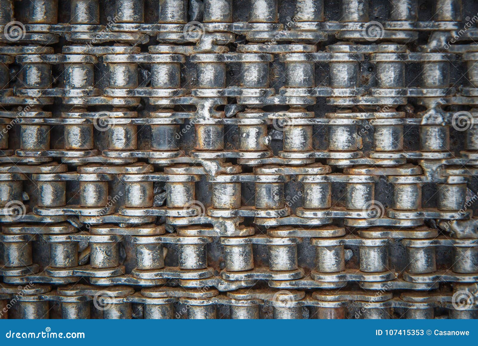 Bicycle Chain Texture Abstract Metal for Background Stock Image - Image ...
