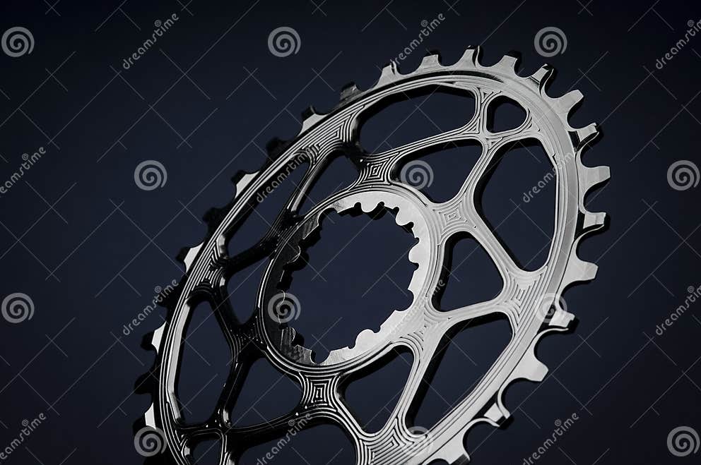 Bicycle chainring stock photo. Image of bicycle, grey - 47591702