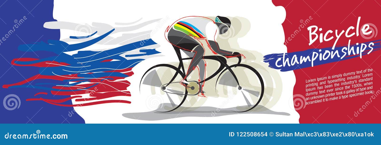 Bicycle Championship Vector Stock Vector - Illustration of pedal ...
