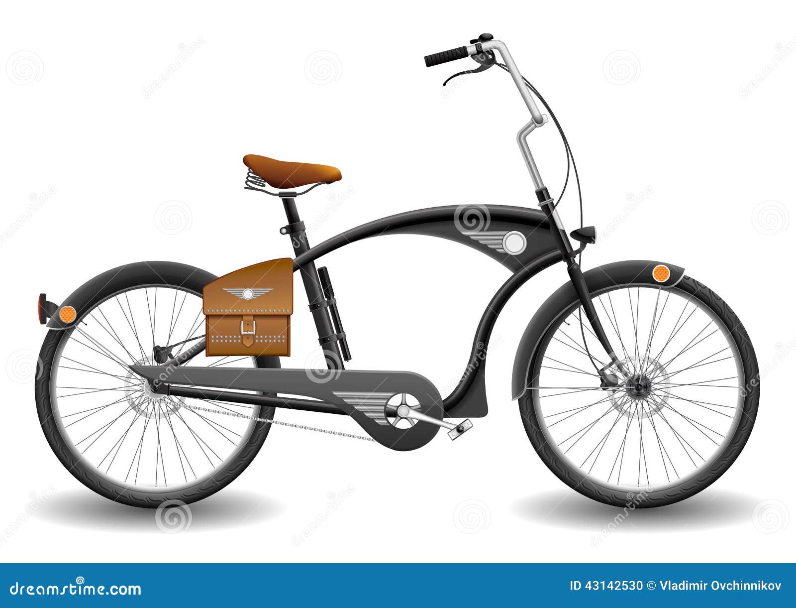 Bicycle chopper stock vector. Illustration of retro, cycle - 43142530