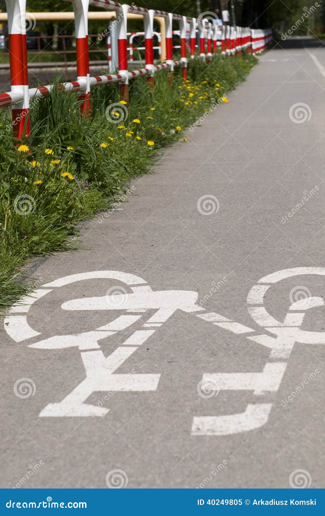 Bicycle city path stock image. Image of asphalt, travel - 40249805