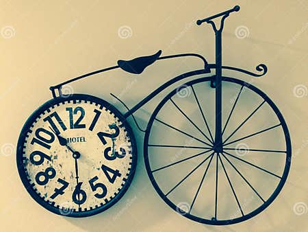 Bicycle clock stock photo. Image of decor, hanging, style - 50967006