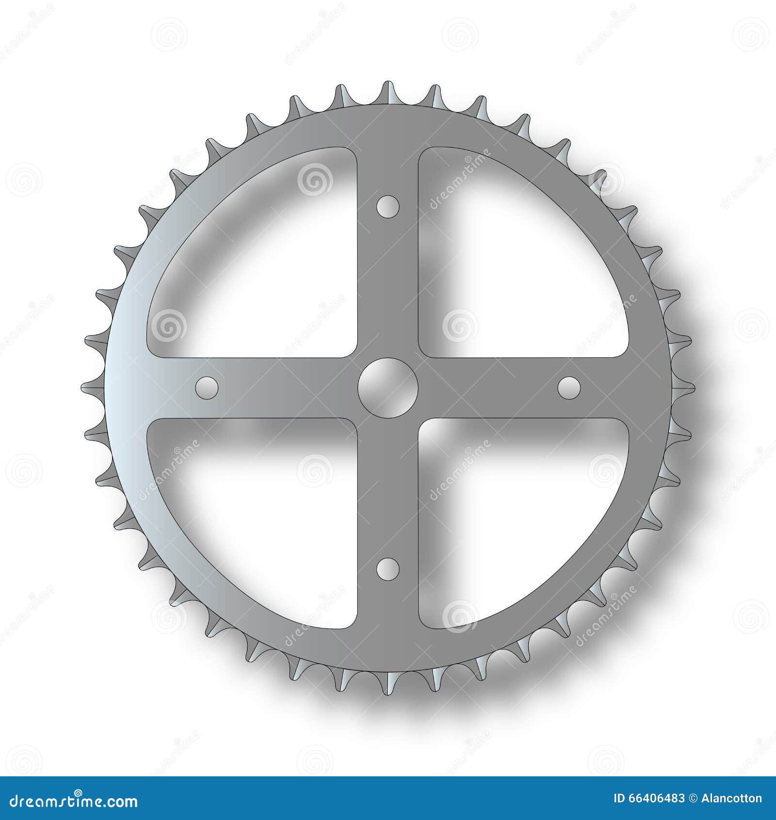 Bicycle Cog stock vector. Illustration of bike, metal - 66406483