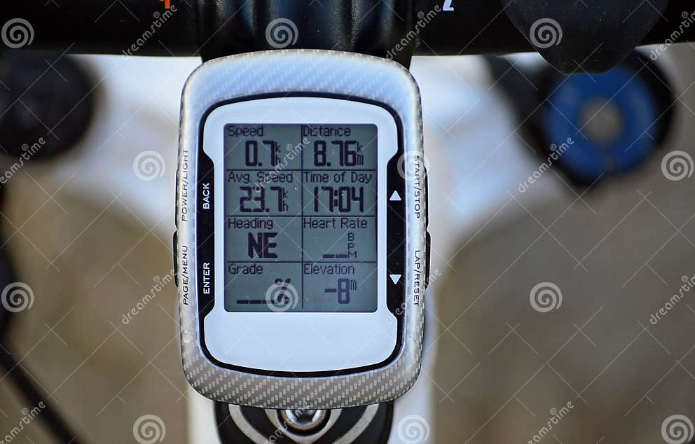 Bicycle Computer stock image. Image of cycling, edge - 62091303