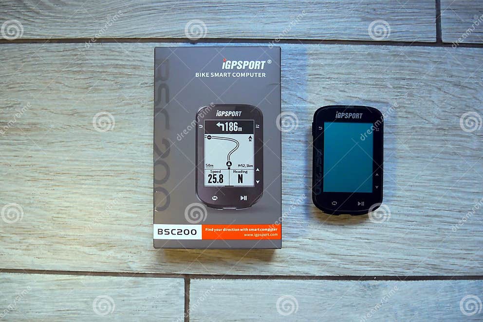 A Bicycle Computer for a Bicycle. Details and Close-up of a Bicycle ...