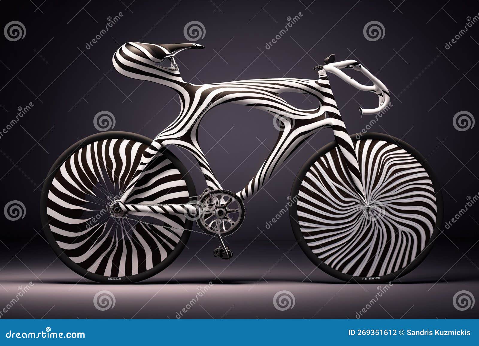 Bicycle Concept Design with the Frame Design Inspired by a Zebra Body ...