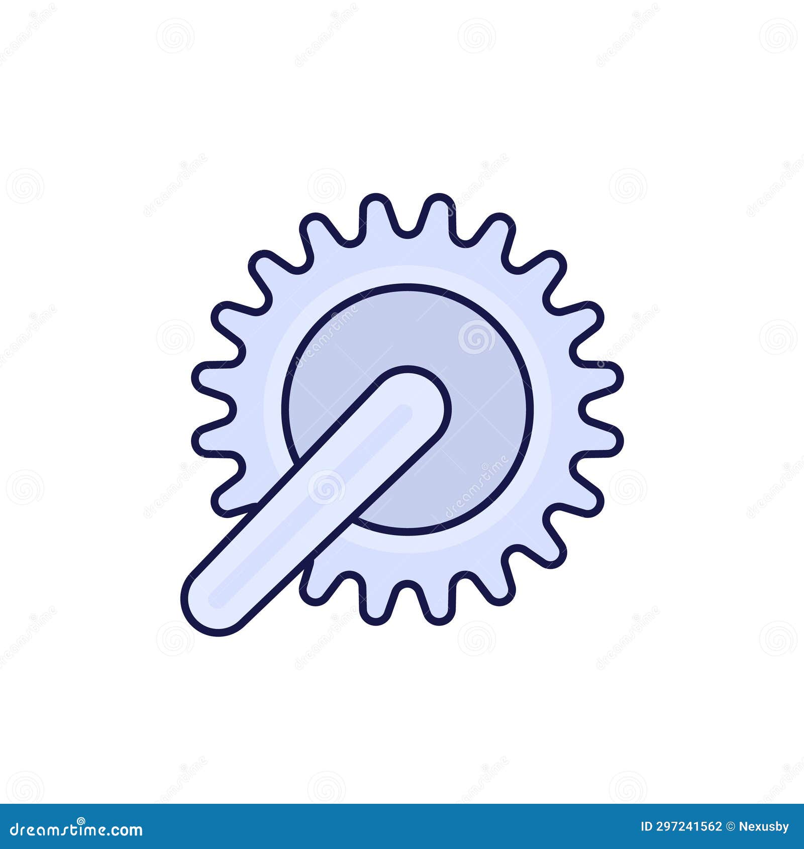 Bicycle Crank Cartoon Vector | CartoonDealer.com #9991107
