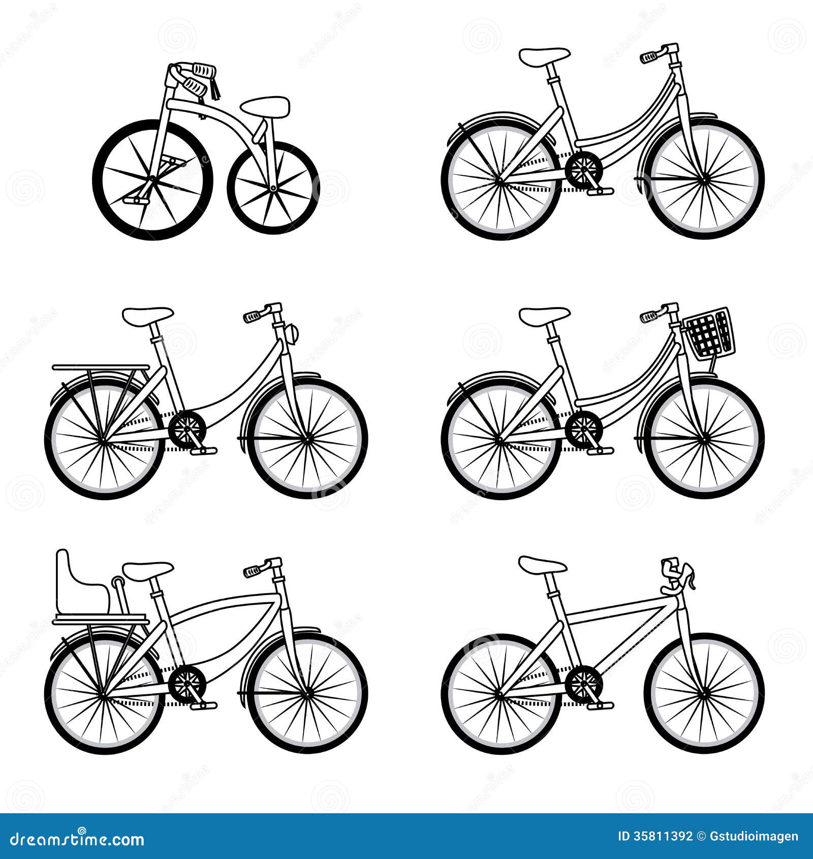 Bicycle design stock vector. Illustration of healthy - 35811392