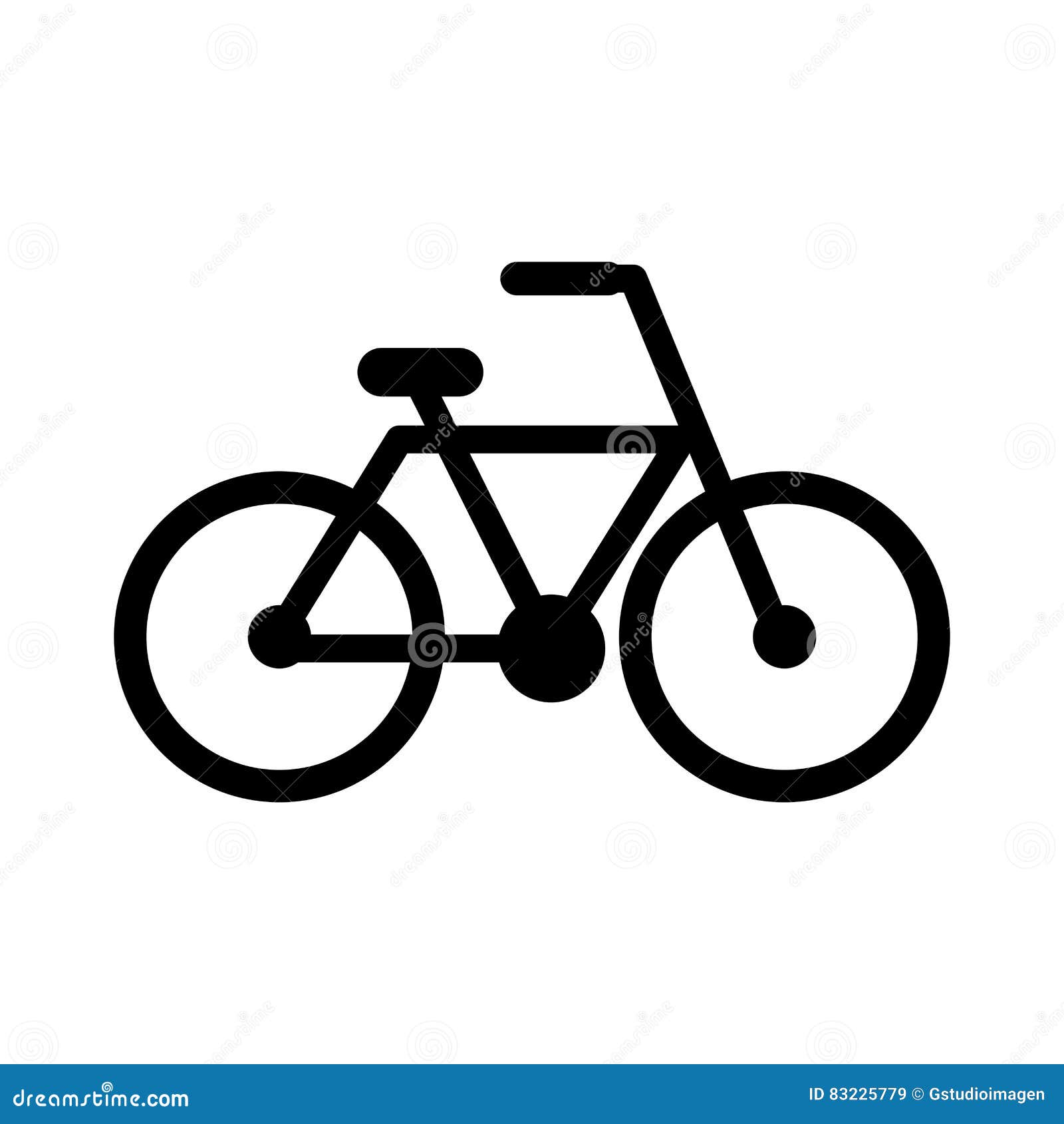 Bicycle Drawing Isolated Icon Stock Illustration - Illustration of ...