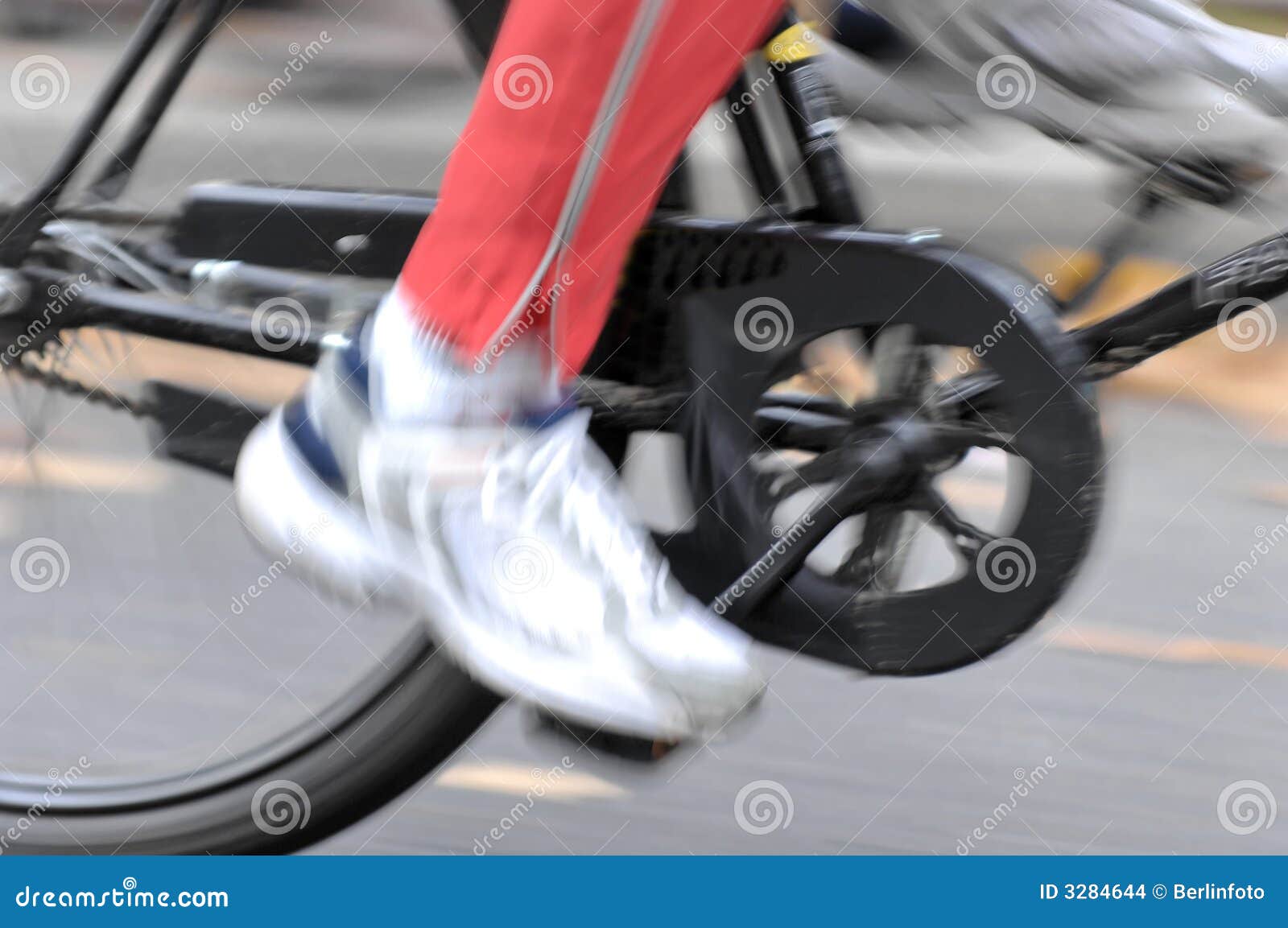 Bicycle driving stock photo. Image of endurance, guard - 3284644