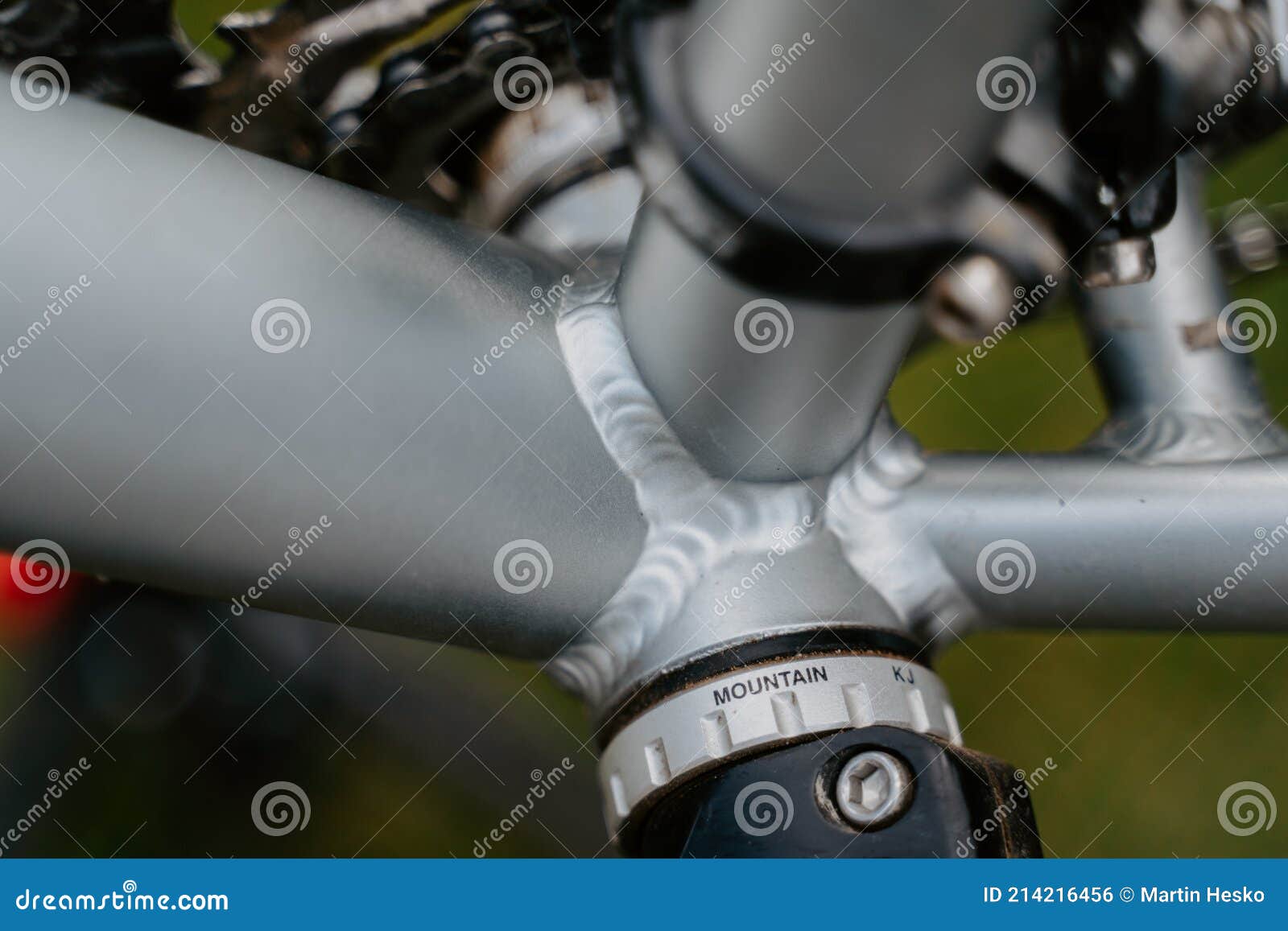 Welding Seam of Bicycle Frame Stock Photo - Image of industrial ...