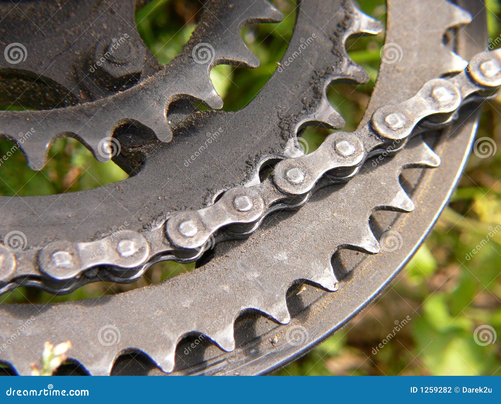 Bicycle gears stock photo. Image of mechanism, speed, outdoor - 1259282