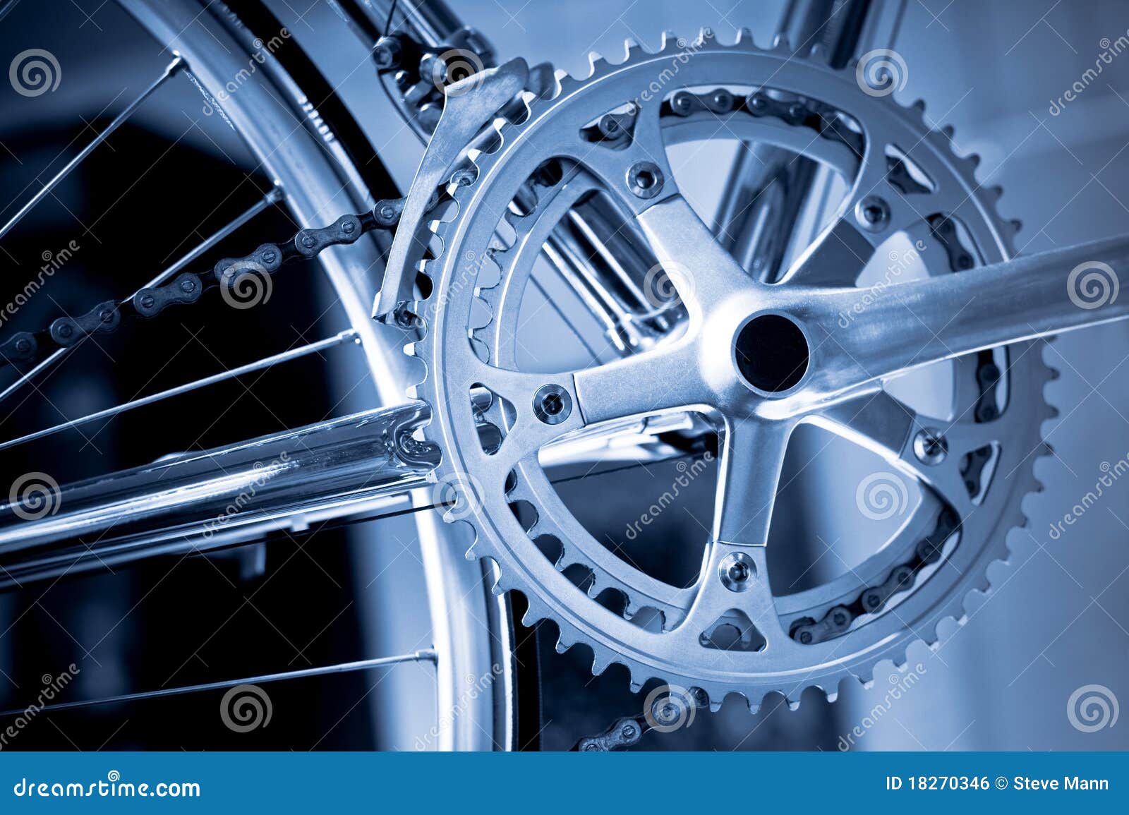 Bicycle gears stock photo. Image of ecological, derailleur - 18270346