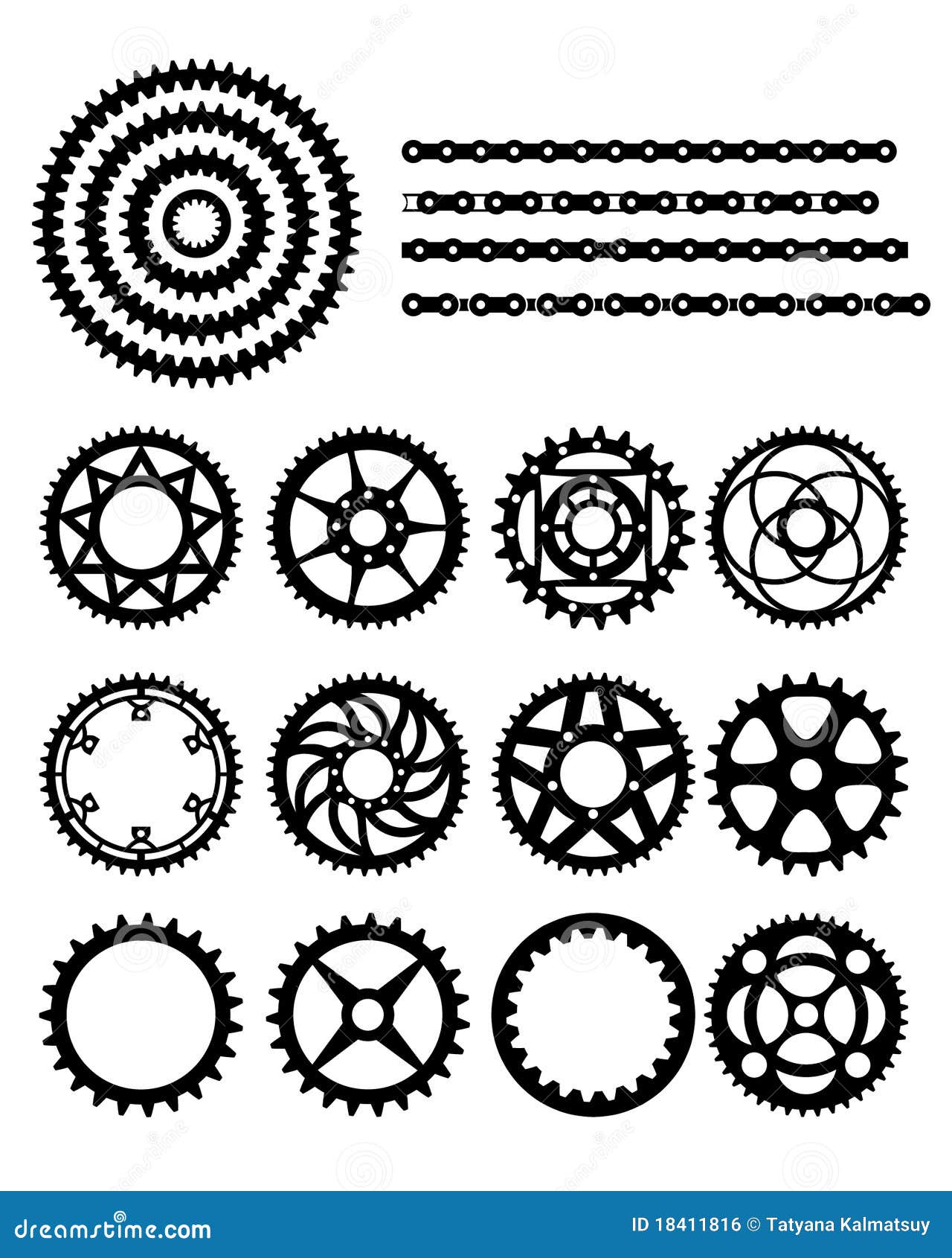 Bike Gear Vector
