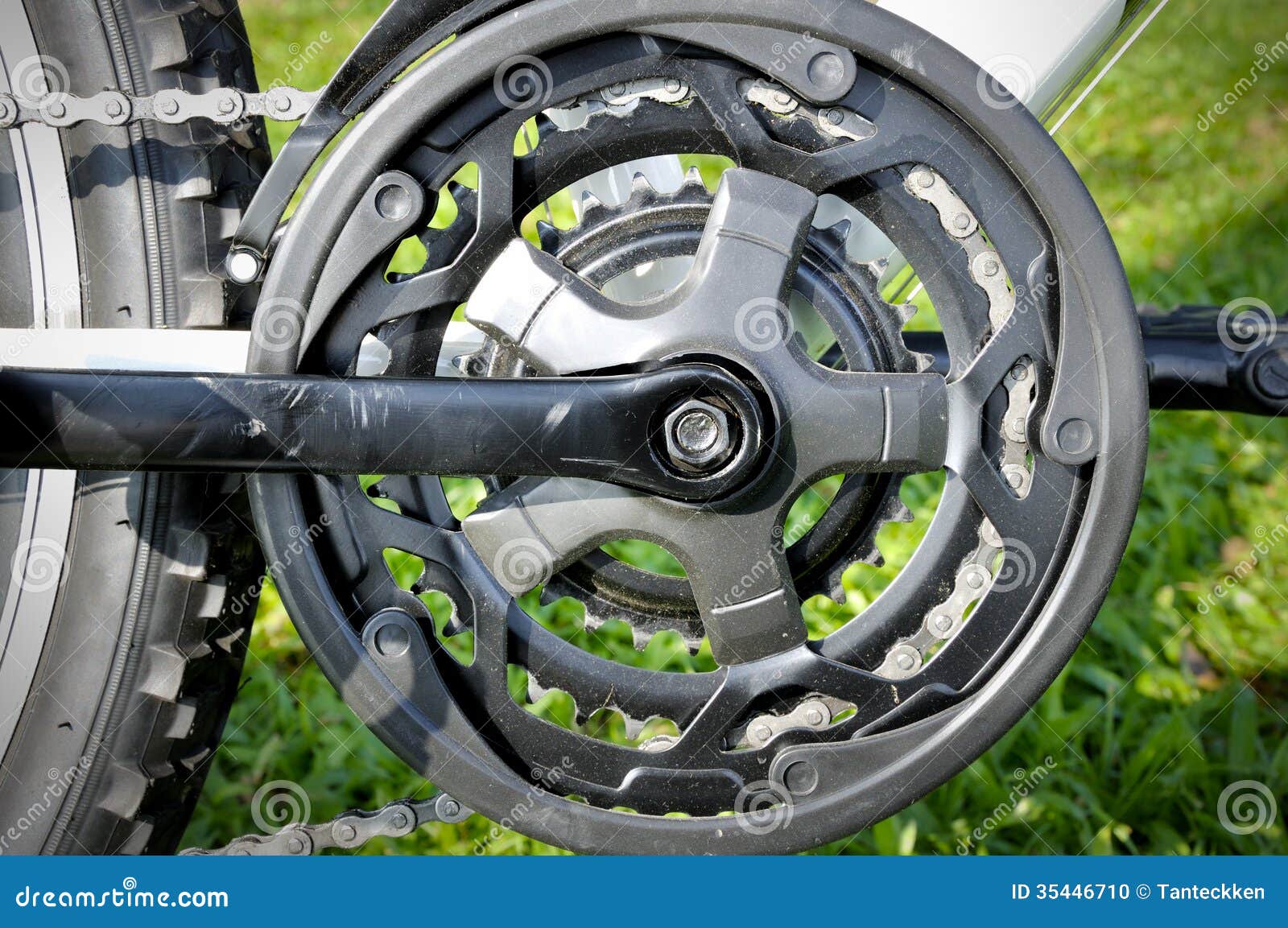 Bicycle gears stock photo. Image of alloy, machine, cassettes - 35446710